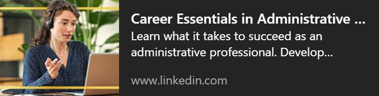 Administrative Assistant Development Program Administrative Assistant Development Program